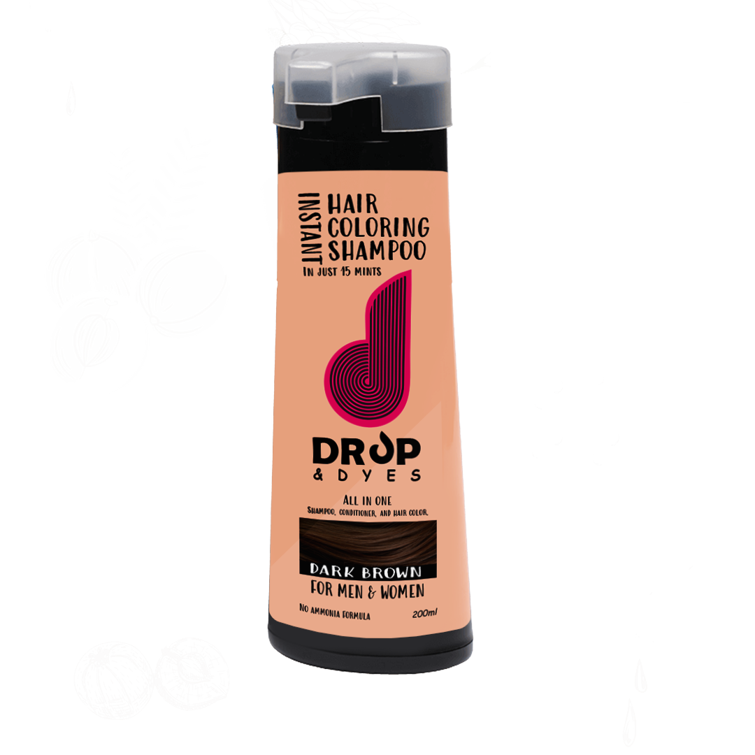 Drop and Dyes 5 In 1 Hair Coloring Shampoo - 200ml – Drop N Dye
